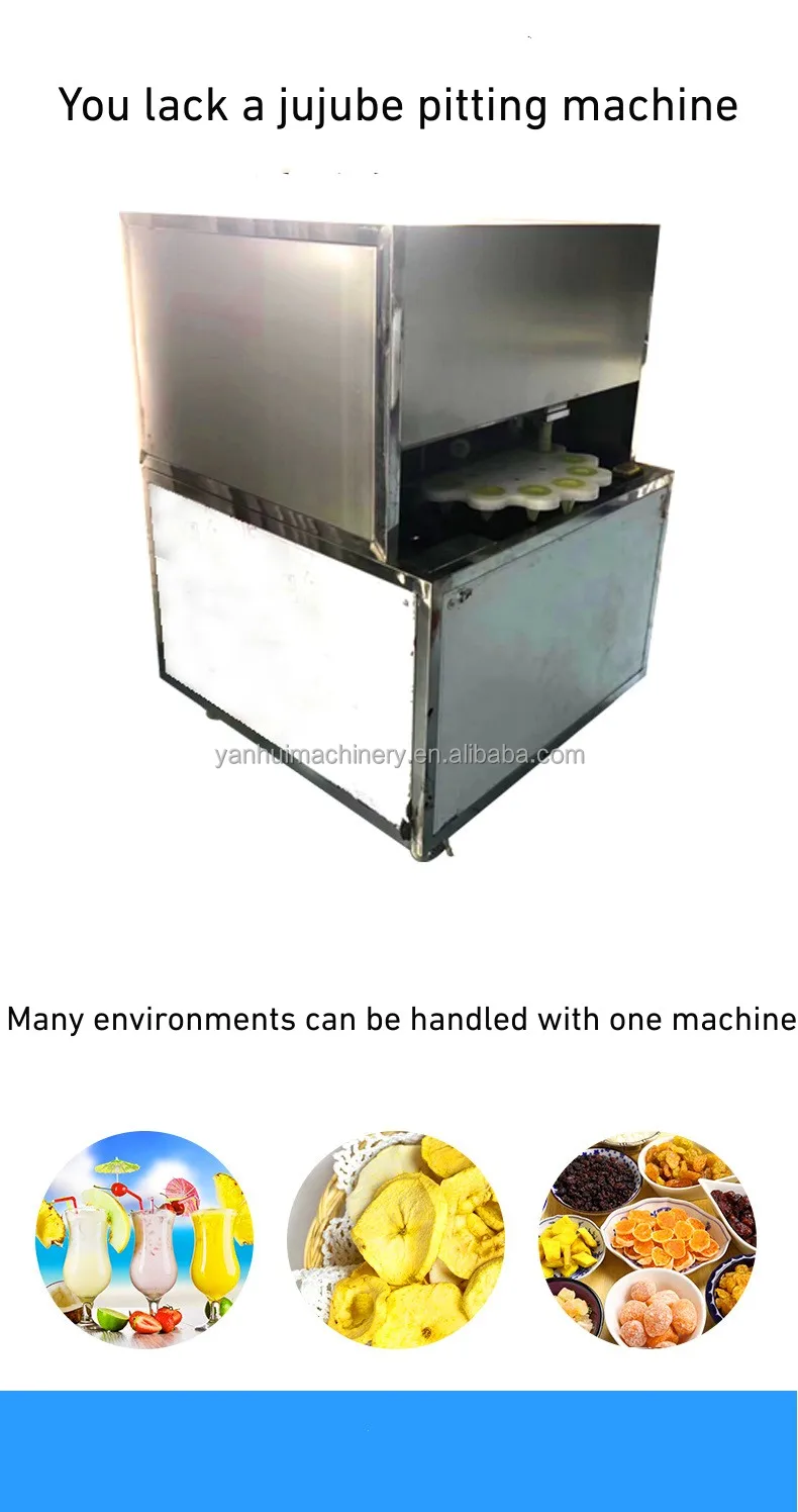 Industrial Stone Fruit Pitting Machine Olive De-stoning Machine ...