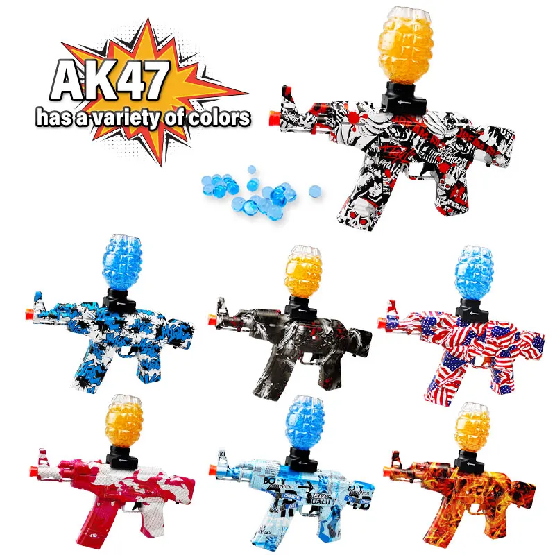 Multiple Styles And Colors Gel Blaster Guns Electric Akm47 Splatter ...