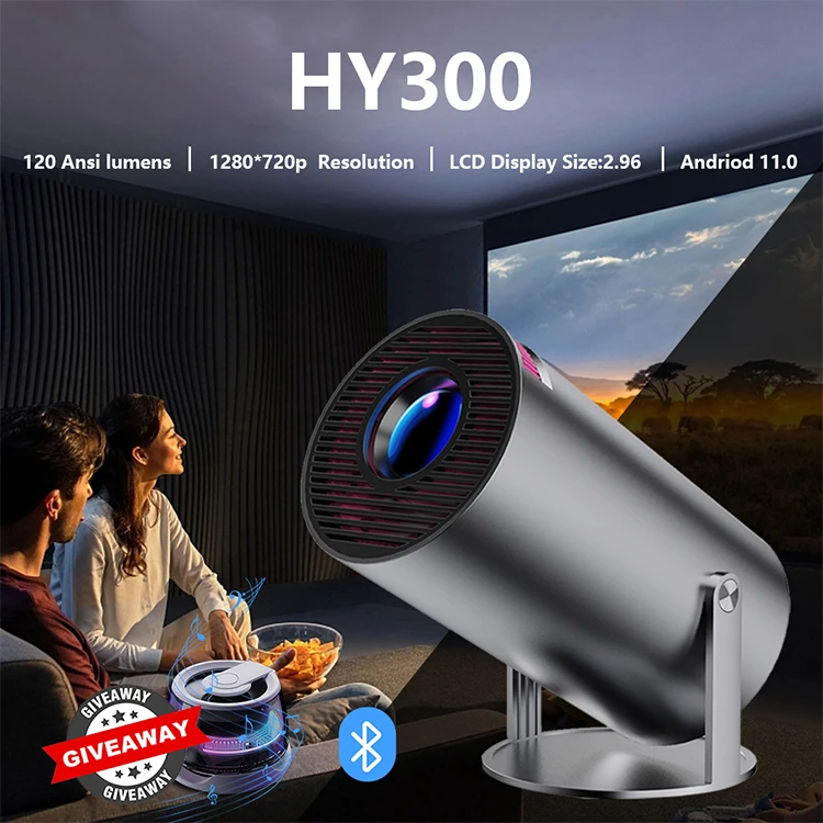 Topleo Hy300 4k Projector Wireless Wifi Home Led Projectors Portable ...