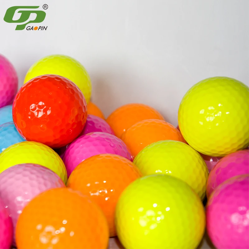 Wholesale Logo Custom Cheap High Quality Golf Ball Multi Color Golf ...