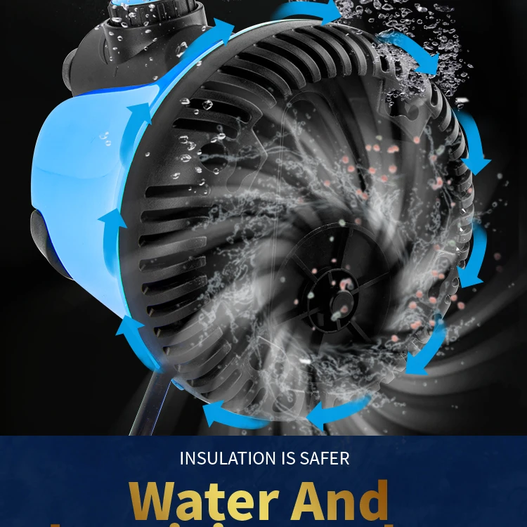 SUNSUN Blue Aquarium Water Pump - Submersible & Efficient