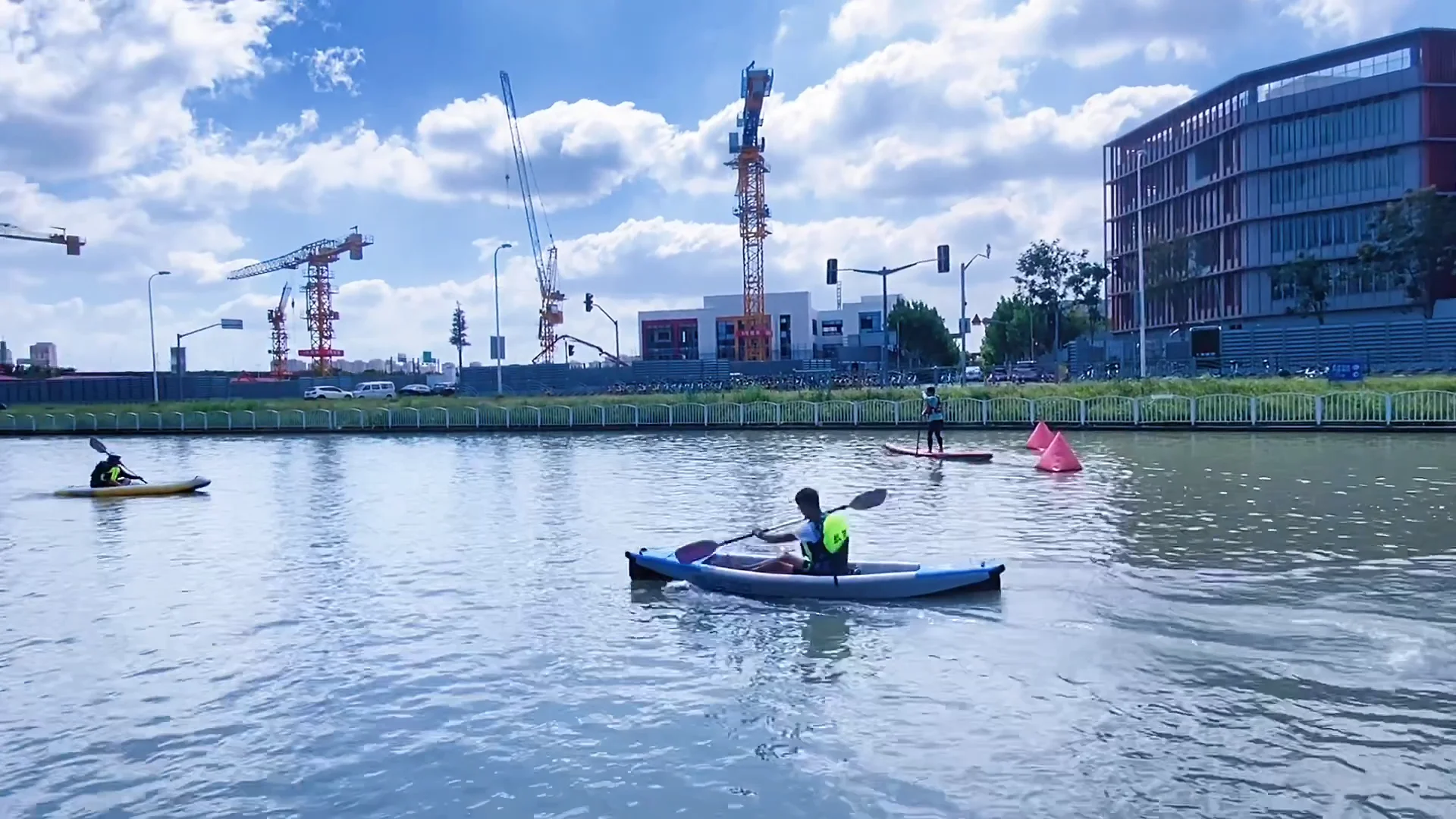 Modern Chinese Design Double Seat Fishing Drift Single Inflatable Cayak ...