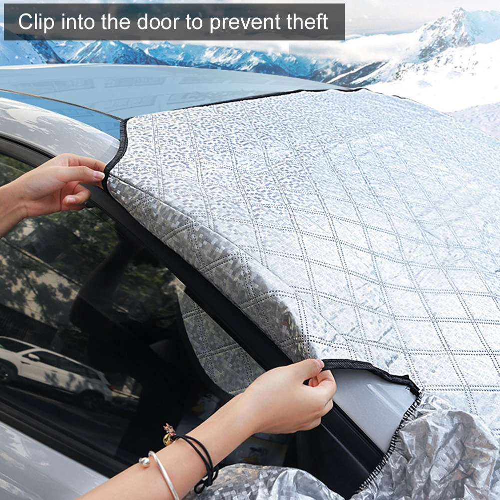 Magnetic Car Front Windscreen Sunshade - Anti-Uv Heat Insulation