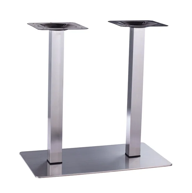 4 People Stainless Steel Chassis Restaurant Table Frame Coffee Room ...