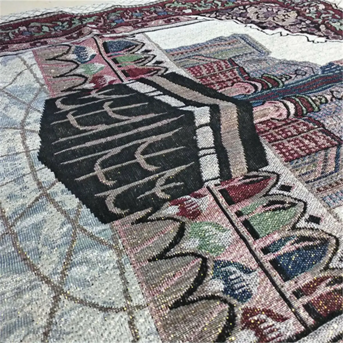 70x110cm Islamic Muslim Prayer Rug Carpet Mat Praying Mat Tassel ...