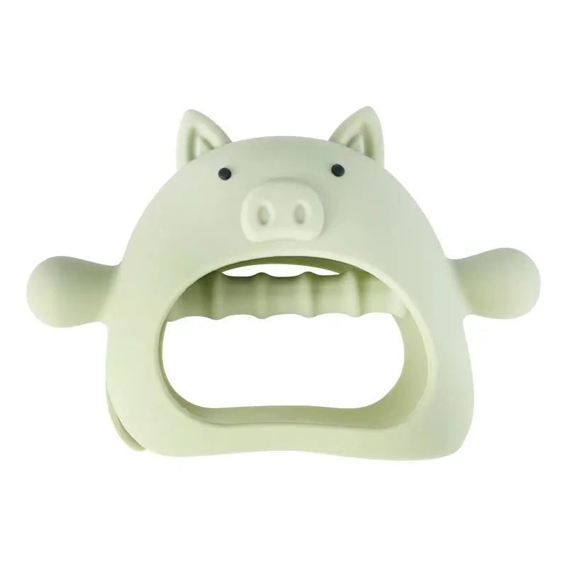Custom Baby Silicone Teether Soft Teether Cartoon Shape Food Grade ...