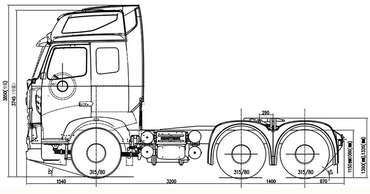 Tractor Truck SINOTRUK HOWO Semi Trailer Transport Tractors Heads Truck ...