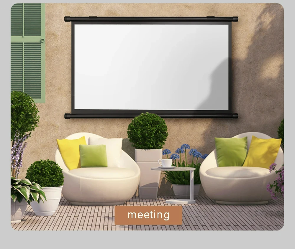 60''~150'' Ultra Short Throw Screen - Portable & Versatile