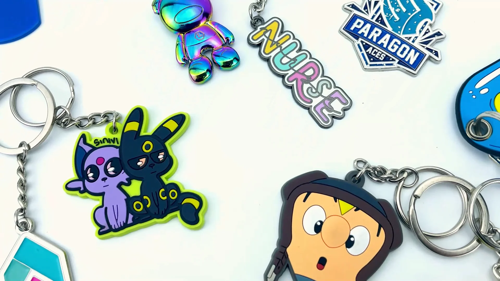 Renhui Diy Number Plate Blank Blanks Keyring Key Ring Custom Metal ...