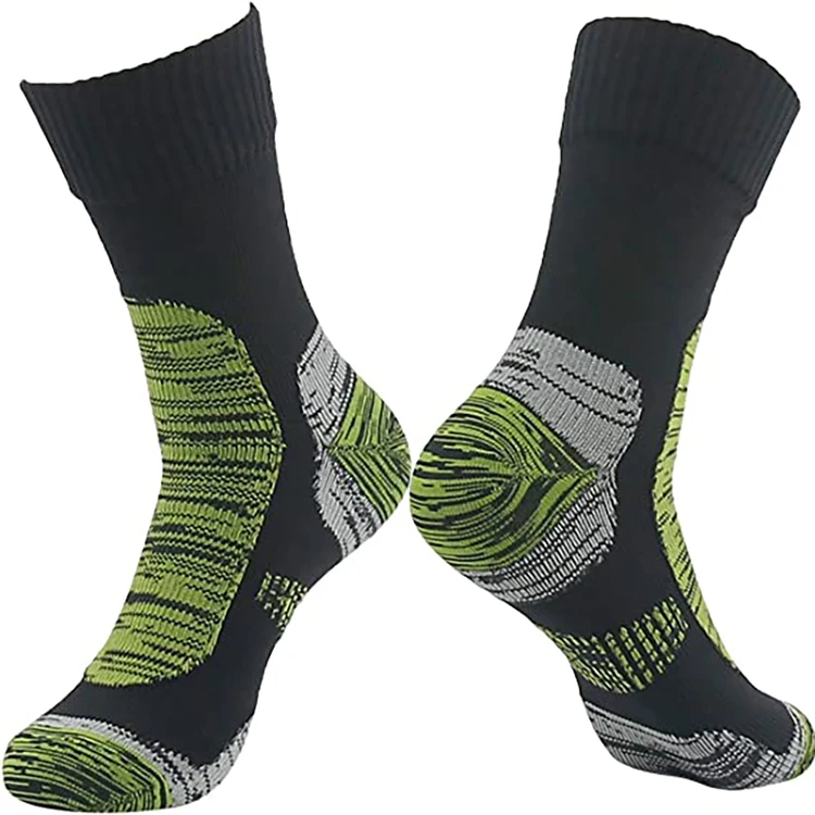 Custom Logo Black Breathable Outdoor Hiking Socks for Men