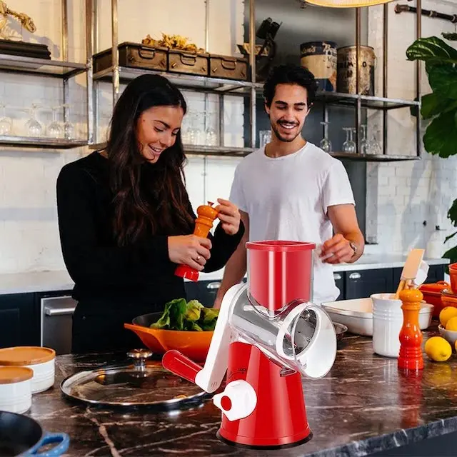 Custom Design Hand Kitchen Potato Shredder For Hash Browns Crank Cheese ...