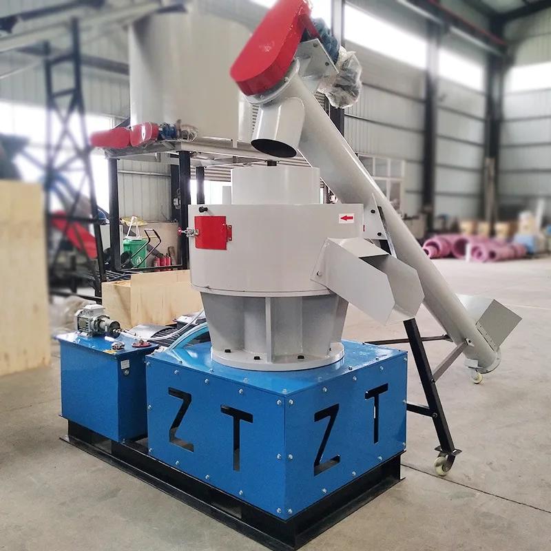 Homemade Diesel Tractor Wood Sawdust Pellet Mill Machine Line For ...