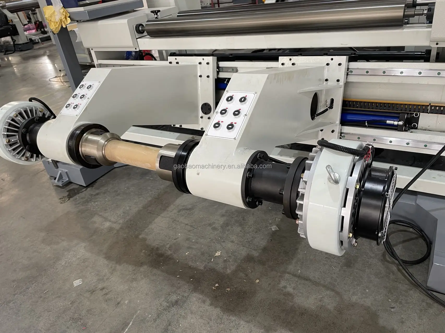 Kfq 1800 Mm Coated Paper Slitting Rewinding Roll Converting Machine ...