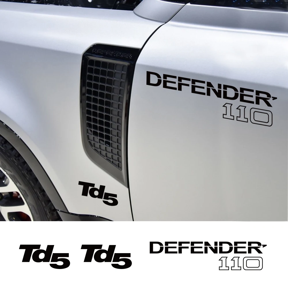 Car Door Body Decal Vinyl Td5 Wing Stickers For Land Rover Discovery ...