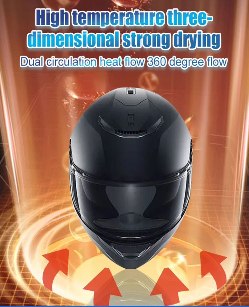 Dual Compartment Helmet Cleaning Machine - Dry Wash & Deodorant