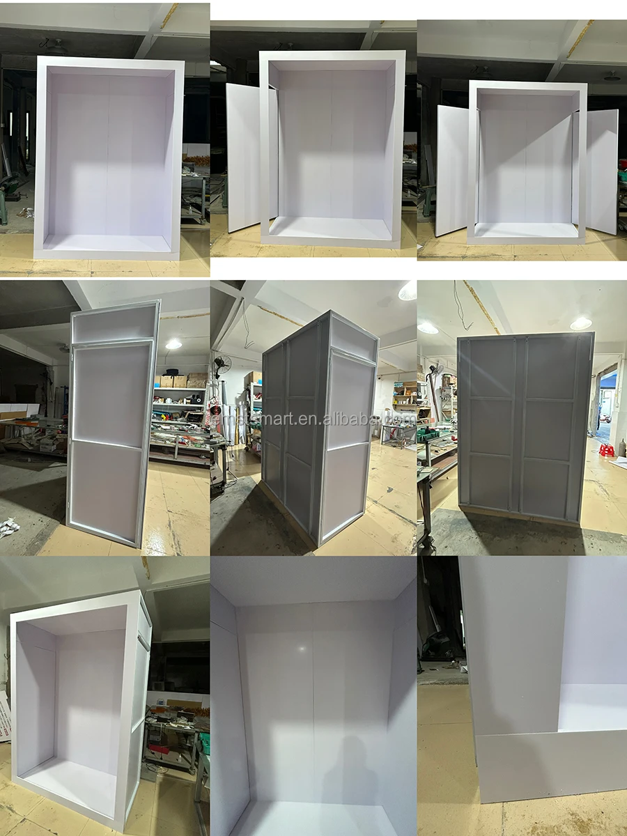 Wedding Photography Magazine Photo Booth Box With LED Light - Modern ...