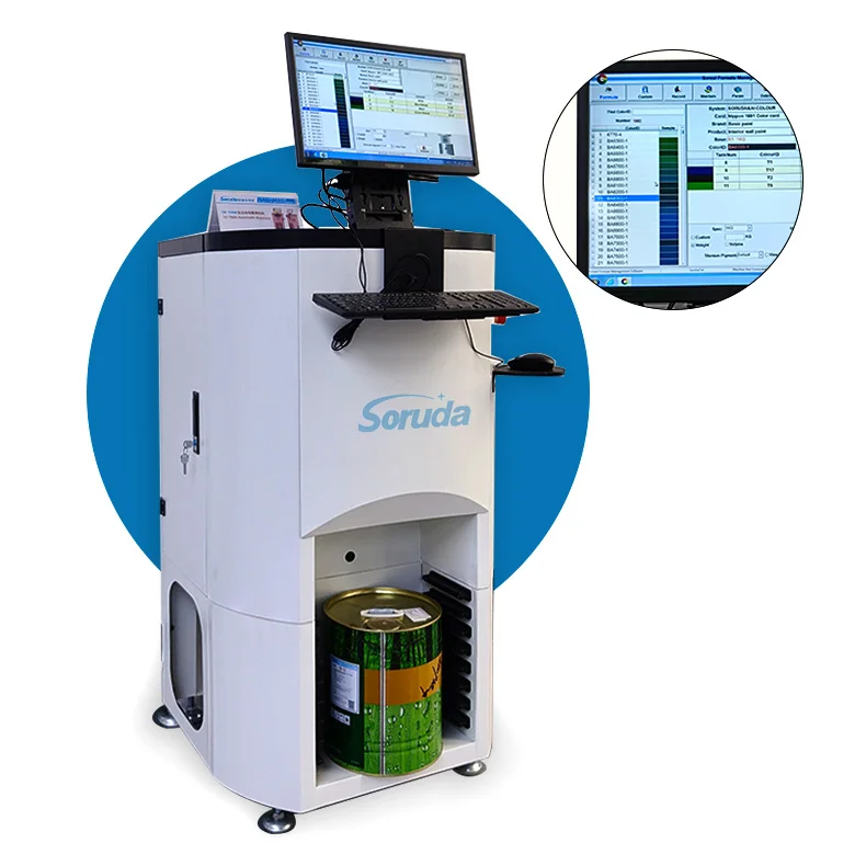 Automated Paint Color Dispensing System with Computerized Mixing ...