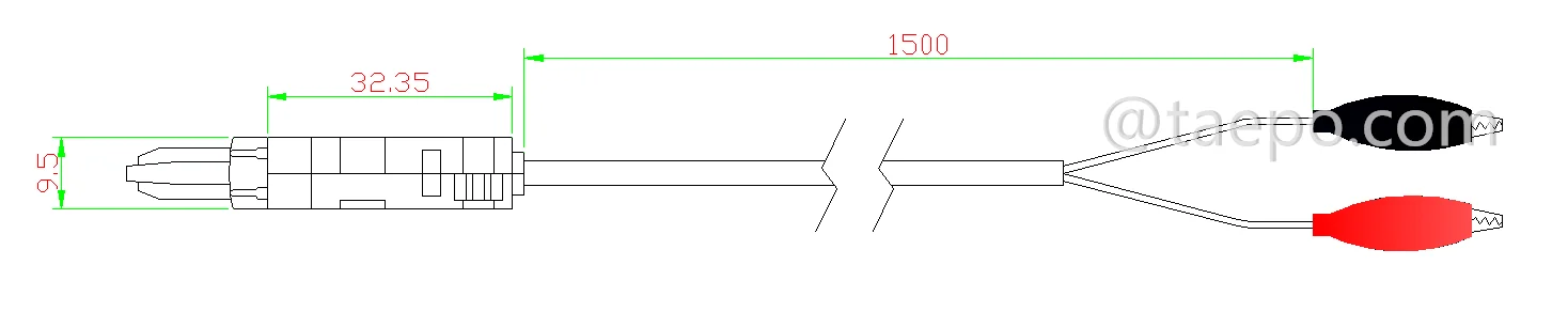Wholesale Krone Test Plug Cord - 1.5m, 2 Pole LSA