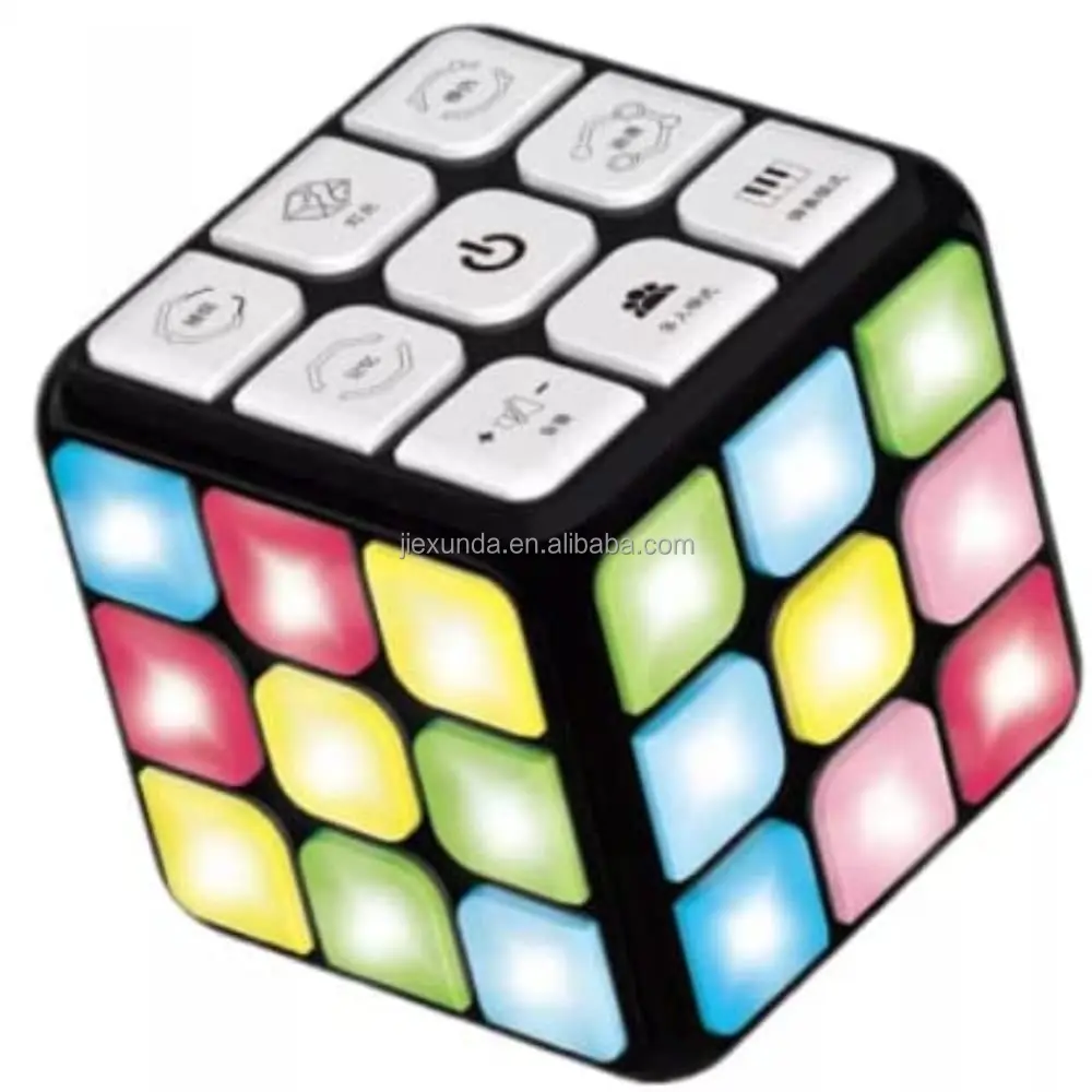 Cubo Magico 4-in-1 Handheld Electronic Memory & Brain Game Cube Plastic ...