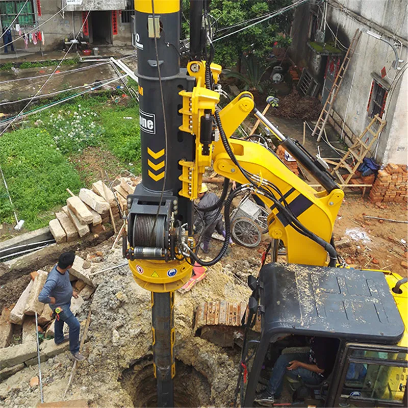 Mini Bore Pile Drilling Machine Kr40a Rotary Pile Micro Piles Drilling ...