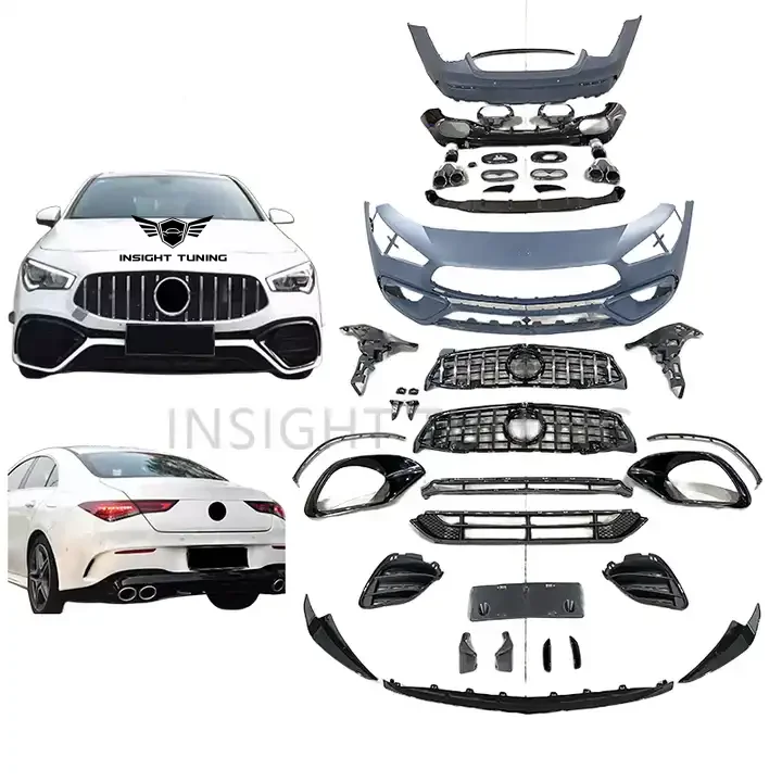 High Quality Front Rear Bumper Rear Diffuser body kit for Mercedes Benz ...