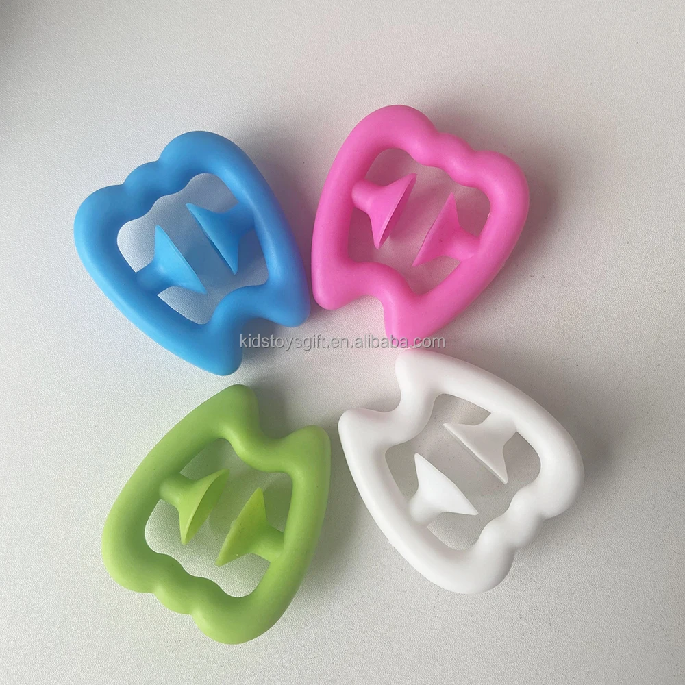 Hot Selling Dental Tooth Shape Plastic Soft Fidget Sensory Small Finger ...