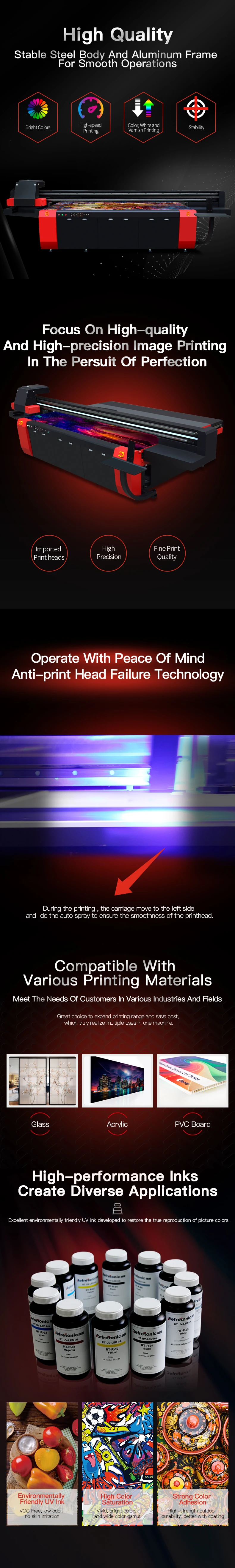 Built For Versatility Mt Large Format Inkjet Uv Flatbed Glass Printing ...