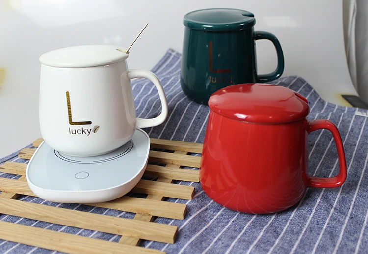 Nordic Custom With Logo Smart Heating Pad Temperature Control Tea Mugs ...