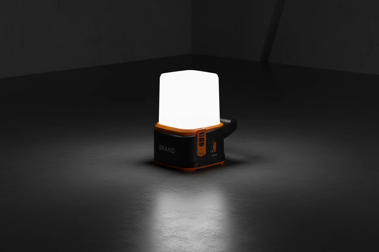 360° Area Light Rechargeable Work Light 300/6000 Lumen Job Site Outdoor ...