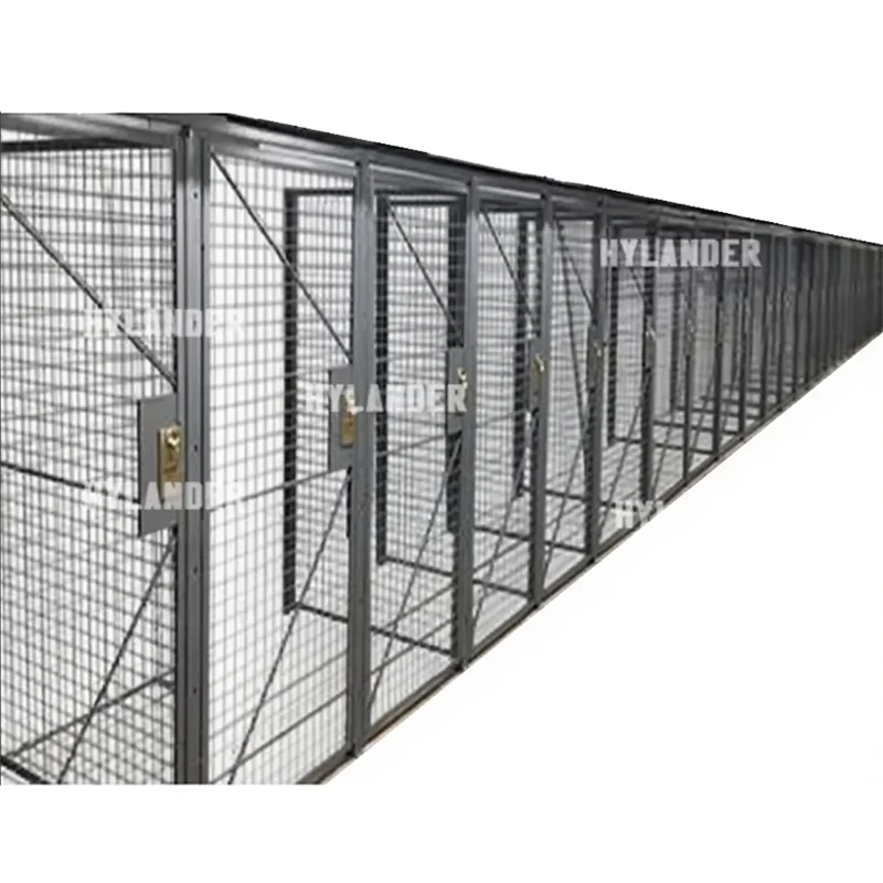 Steel Large Safety Warehouse Wire Mesh Lockers Security Storage Cage ...