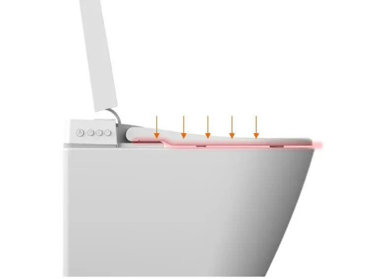 Stilvolles Badezimmer Mit Floating Bidet Toilette