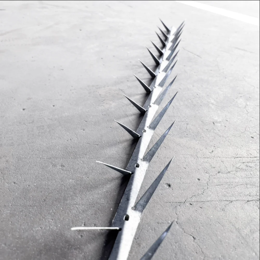 High Security Anti-Climb Galvanized Wall Spikes by HONGLIN