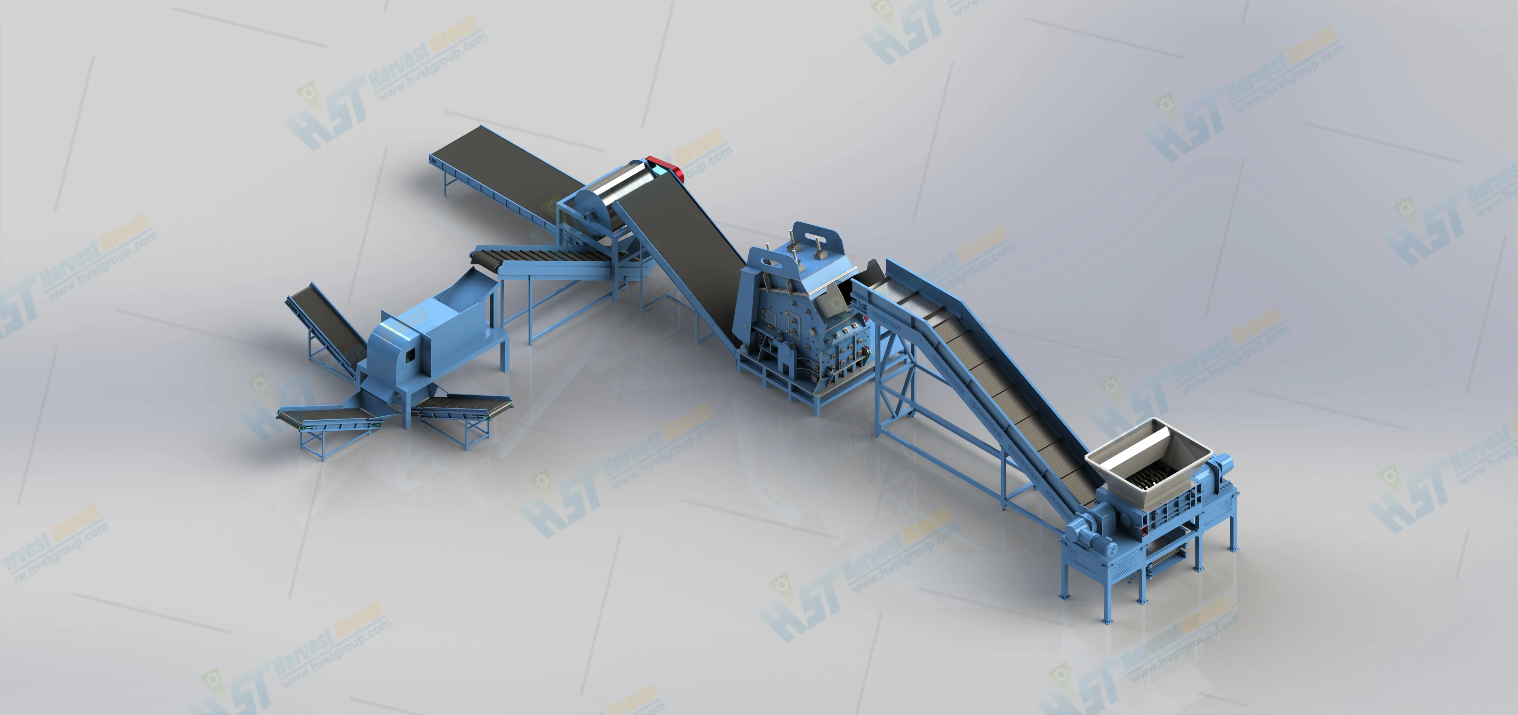 High Safety Dual Shaft Shredder - Efficient Waste Disposal