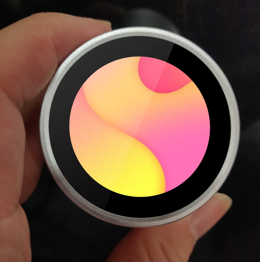 Small Round 1.28 Inch Knob HMI Smart Switch IPS LCD Display