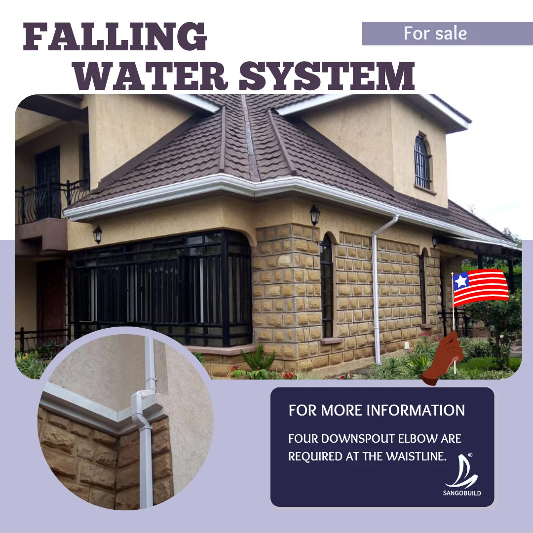 Weather Resistant Building Materials Gutter Hanger Modern PVC Downspout ...