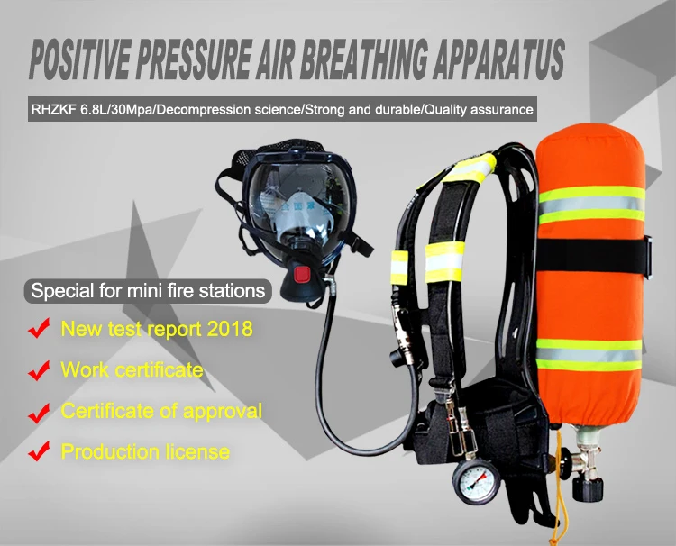 Firefighter,Scba,Self Contained Scott Breathing6.8 D Self-contained ...