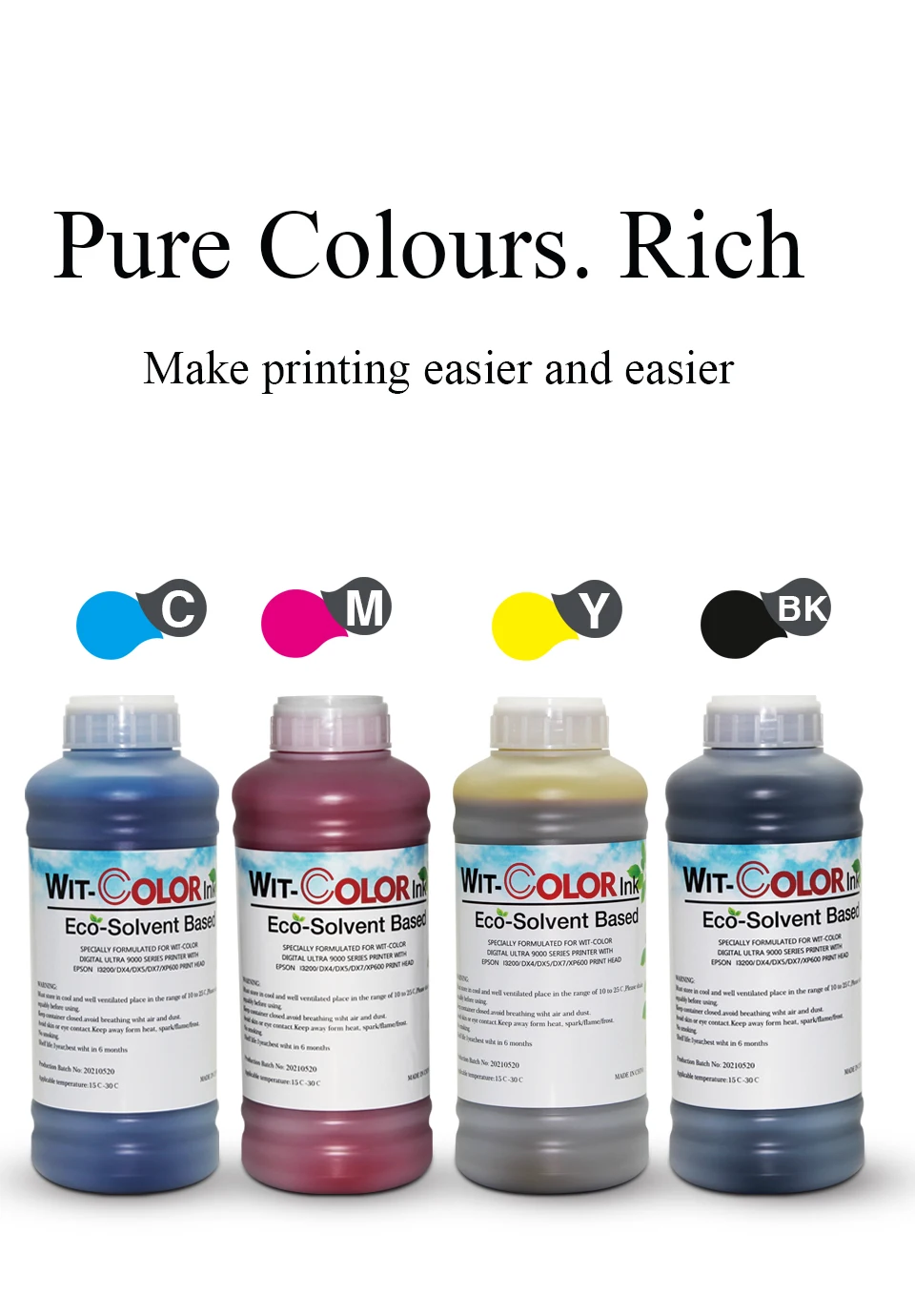 1000ml Eco Solvent Ink - Environmentally Friendly Printing