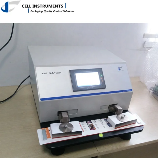 Astm D5264 Rub Testing Instrument - Buy Plc Controlled Rub Test Machine ...
