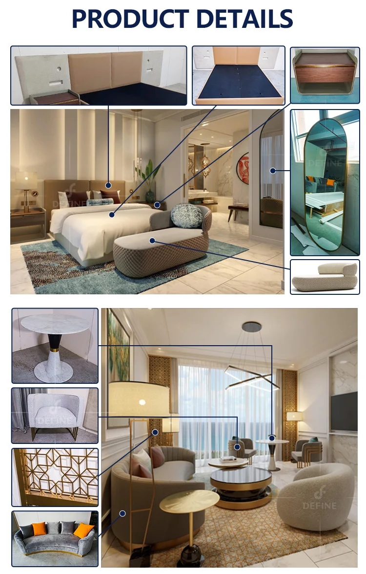 Luxury Design 5 Star Hotel Room - Hotel Furniture Set