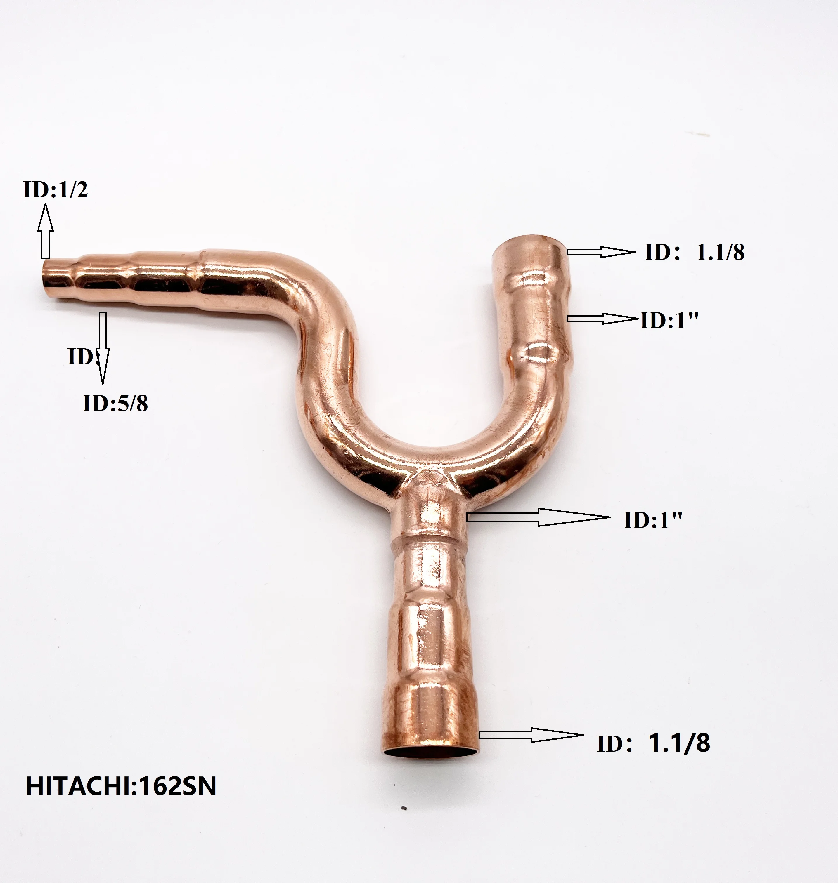 Refrigeration Hitachi Refnet Branch Pipe Model E-162SN, View tee joint ...