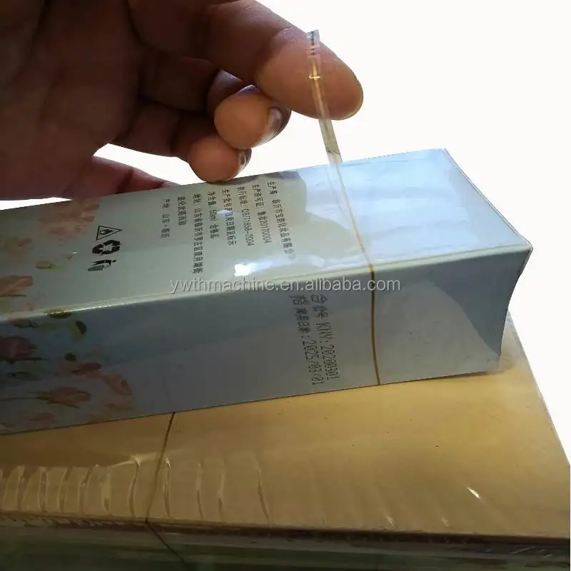 Cellophane Wrap for Cigarette Pack - Hot Sealer Machine