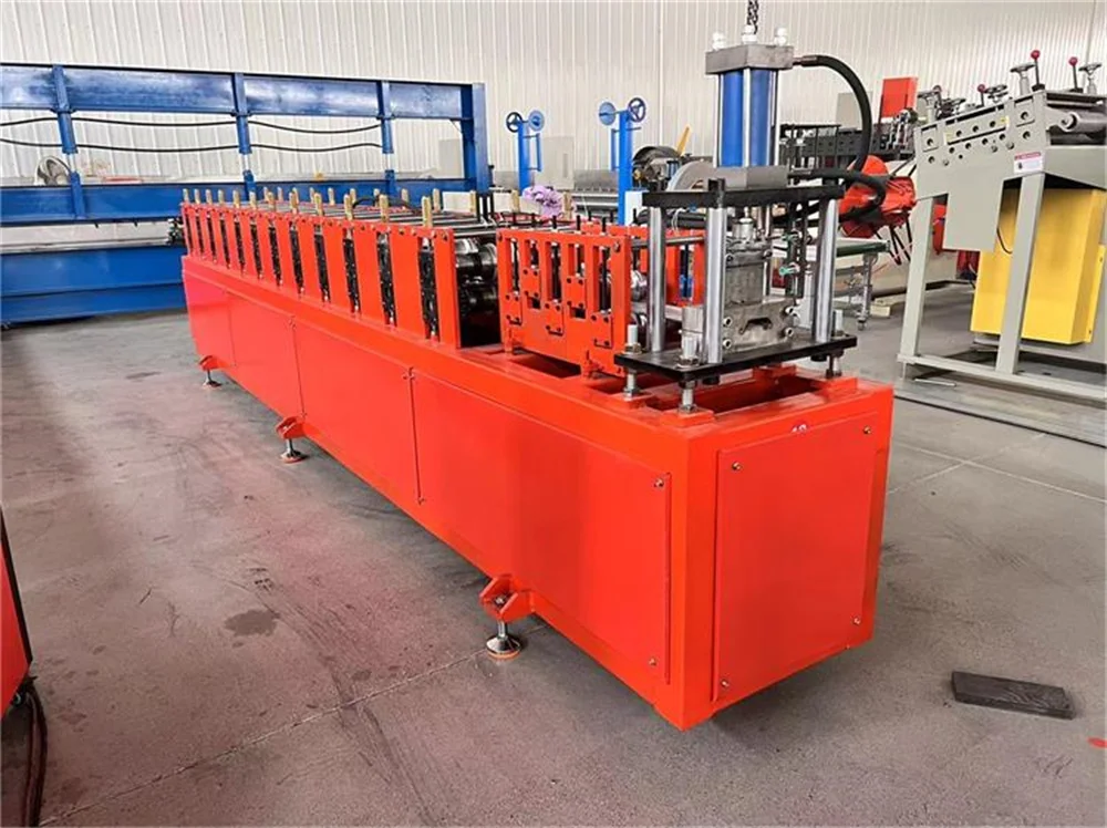 Metal Roller Shutter Door Steel Frame Purlin Profiled Making Machines Guide Rails Roll Forming ...
