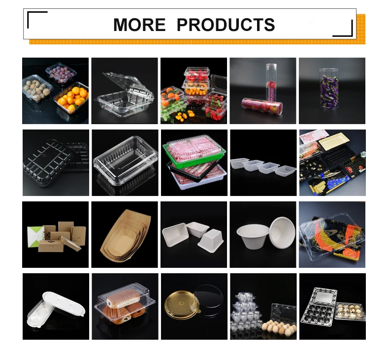 Disposable Transparent Plastic Clamshell for Fresh Fruit