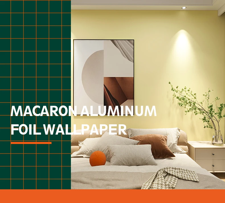 Pick and Stick Thick Wallpaper Covering Aluminum Foil Removable ...