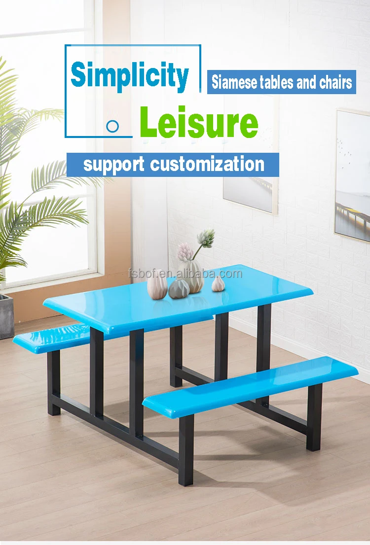 School Factory Canteen Dining Set Large Public Dining Hall Conjoined ...
