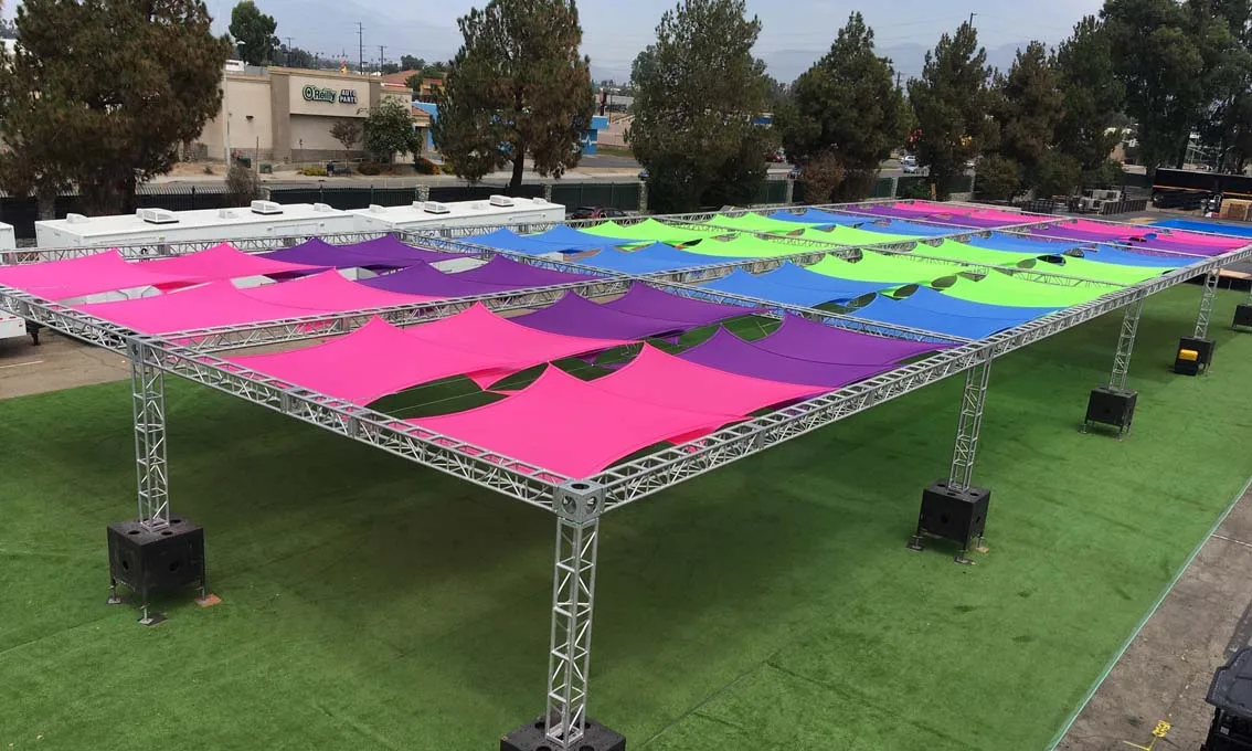 Truss Shade - Temporary Shade Structures for Festivals