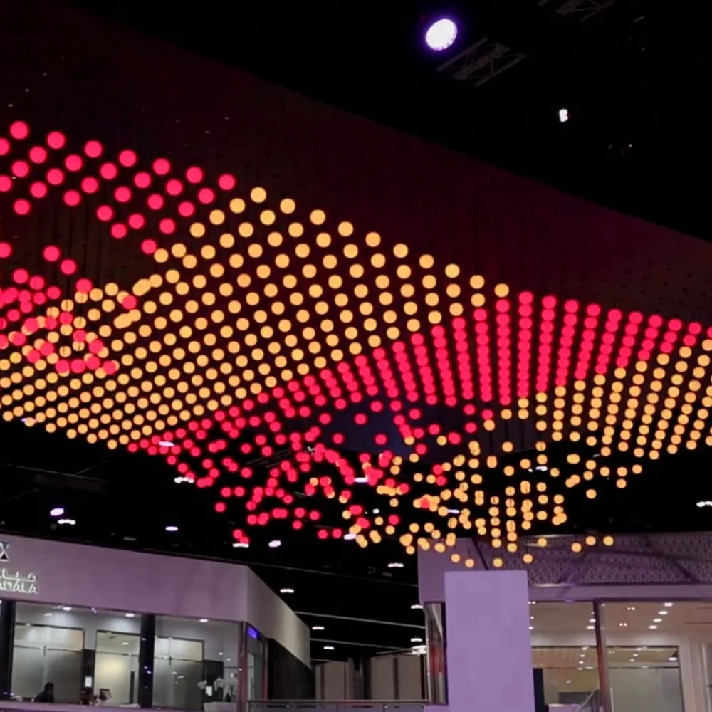 Eastsun LED Kinetic DMX Winch Control Orbis Flying Lifting Sphere Ball ...