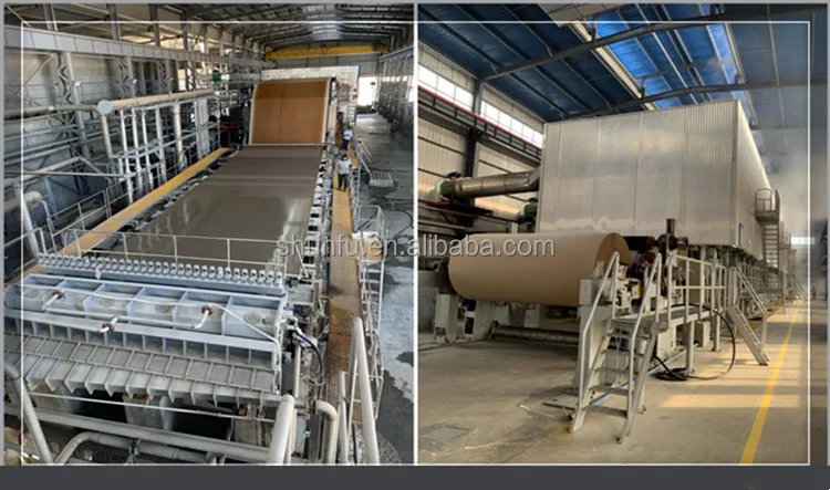 Small Scale Cylinder Mold Type Kraft Paper Making Machine Kraft Paper ...