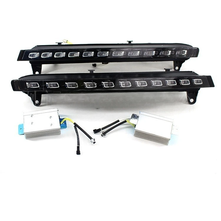Car Accessories For Audi Q7 07-09 Day Running Light Led Turn Signal ...