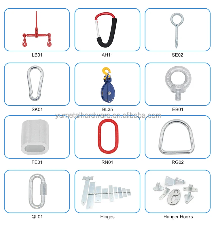 Trawing Chain Shackle Bow Type D Shackle Square Head Screw Pin European ...